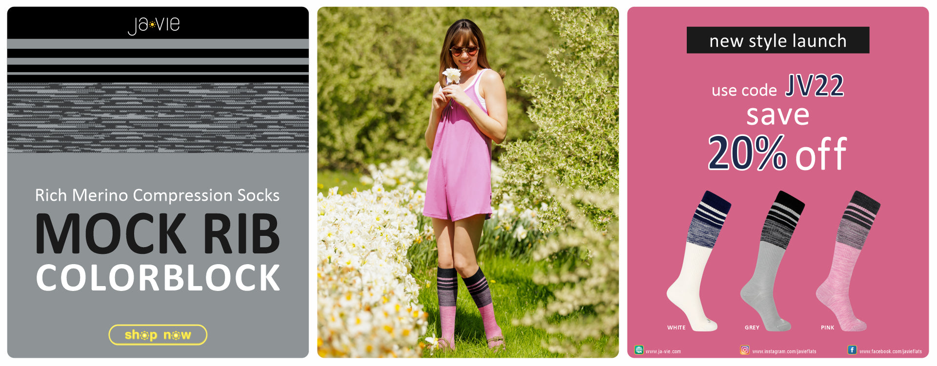 Ja-vie: Socks, Apparel and Flats. Performance meets Comfort Everyday ...