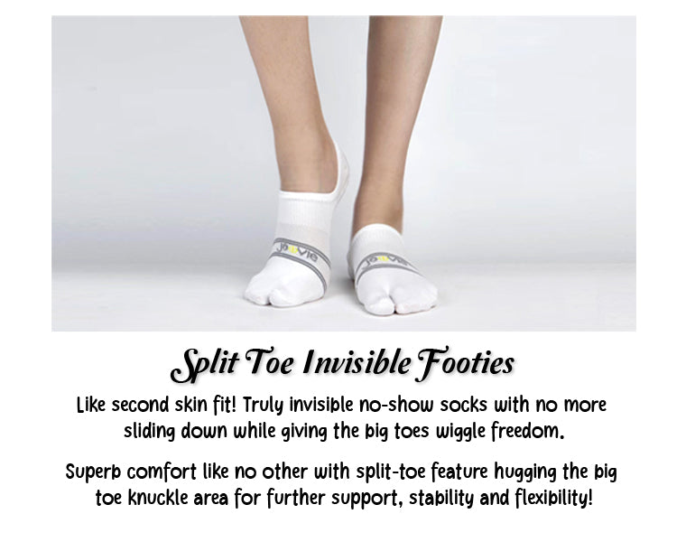 Split Toe Invisible Footies – ja-vie