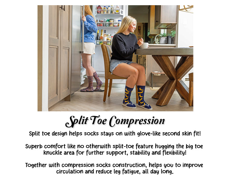 Split Toe Crew Socks – ja-vie