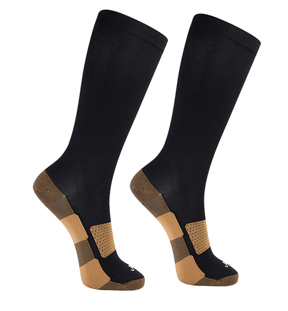 Copper Everyday Compression Socks (15-20mmHg) - 2 Pack – ja-vie
